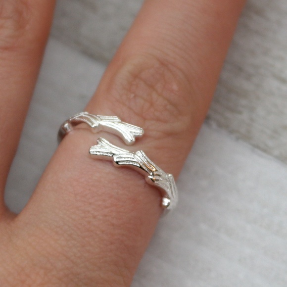 REVITALIZED | Jewelry | 32 Silver Branch Ring | Poshmark